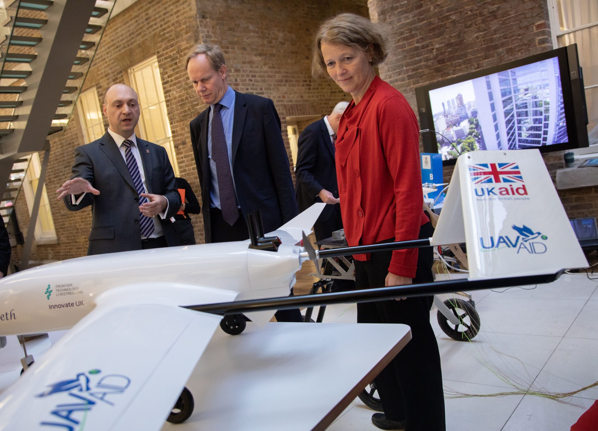UAVaid Briefs DFID Secretary of State and Permanent Secretary | UAVAid